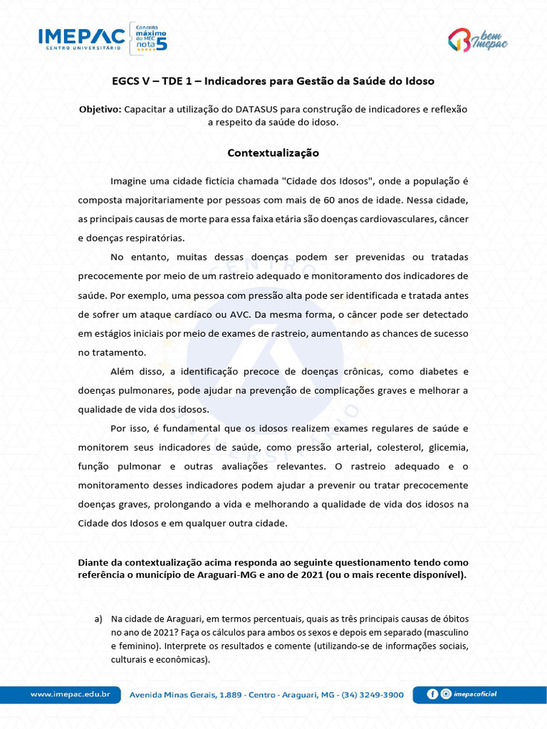 Tde 1 - Egcs V | PDF