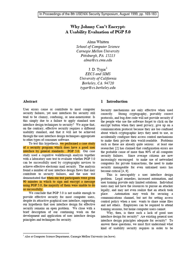 USENIX | PDF | Business | Technology & Engineering