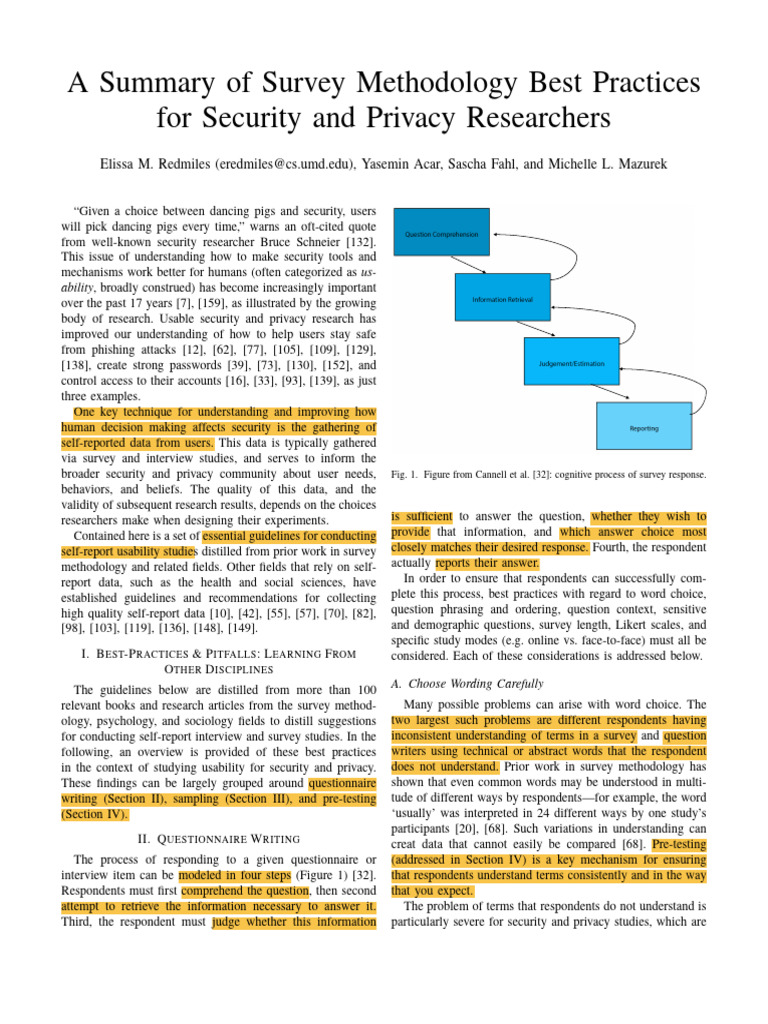 Best Practices | Download Free PDF | Survey Methodology | Sampling (Statistics)
