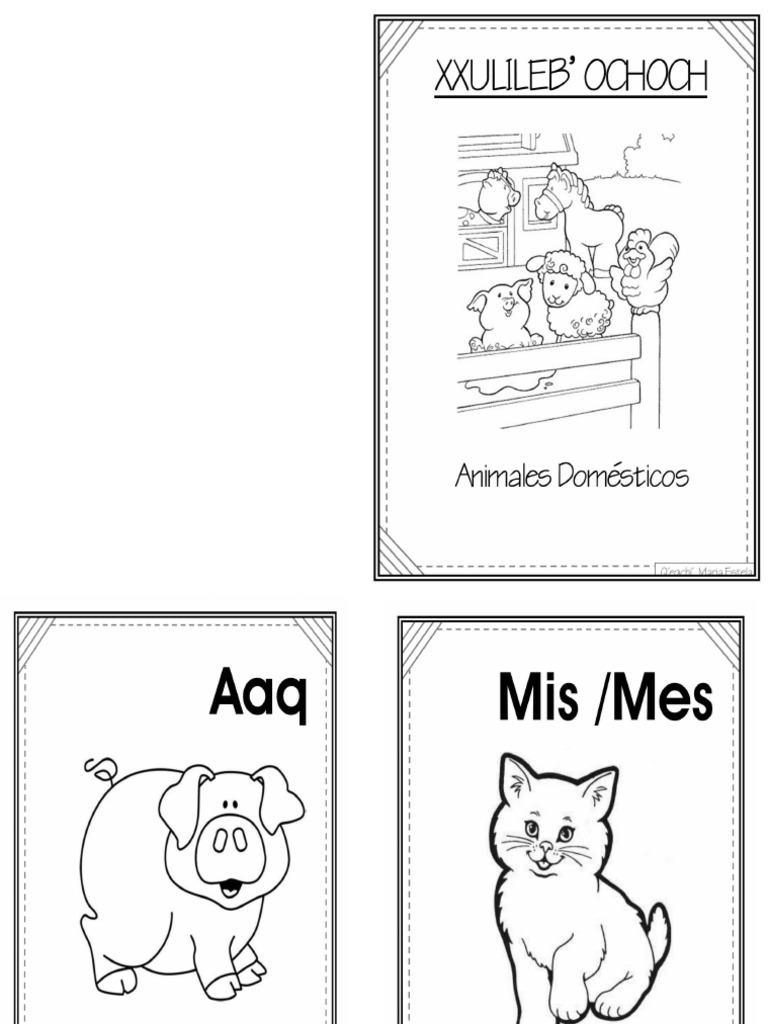 Animales Domésticos en Queqchi | PDF