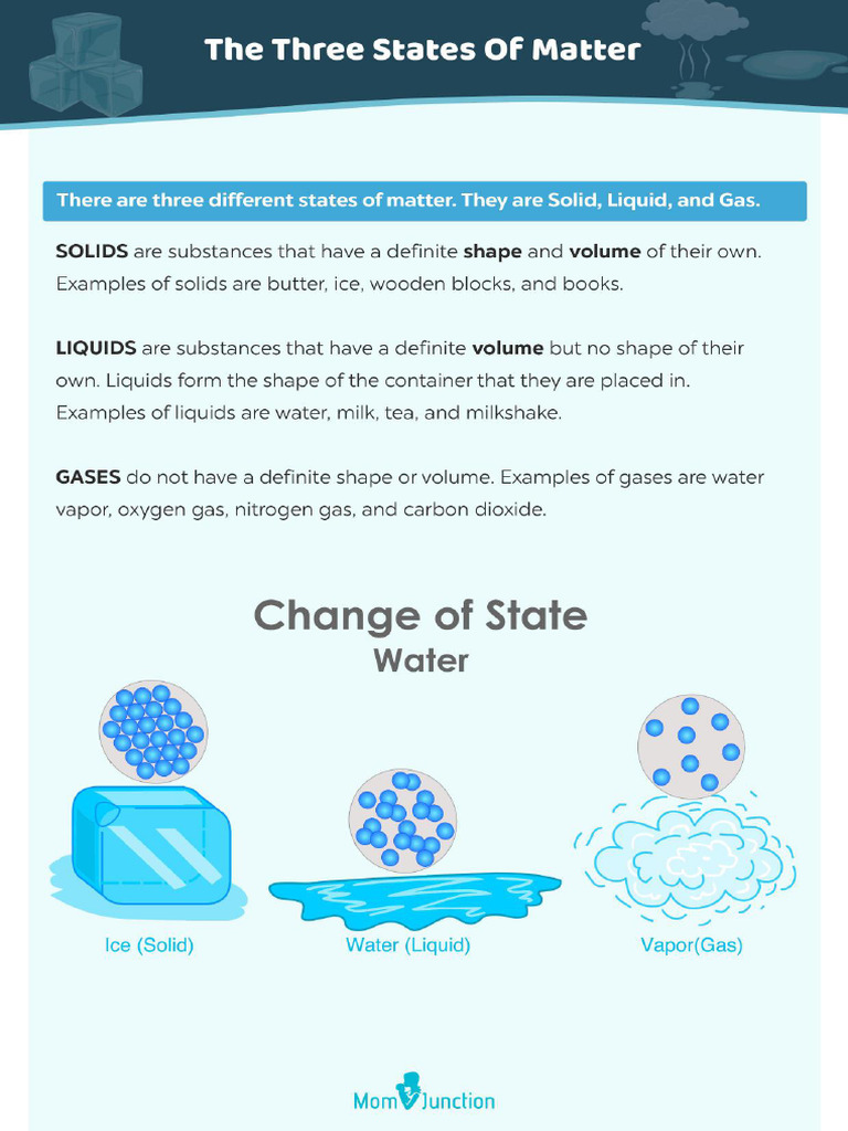 Three-Different-States-Of-Matter-Worksheets-2nd-Grade | PDF