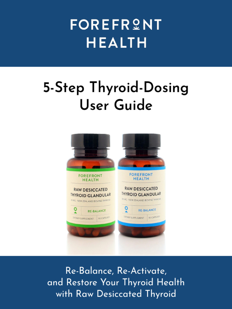 Thyroid Multi Dosing Guide | PDF | Hypothyroidism | Dose (Biochemistry)