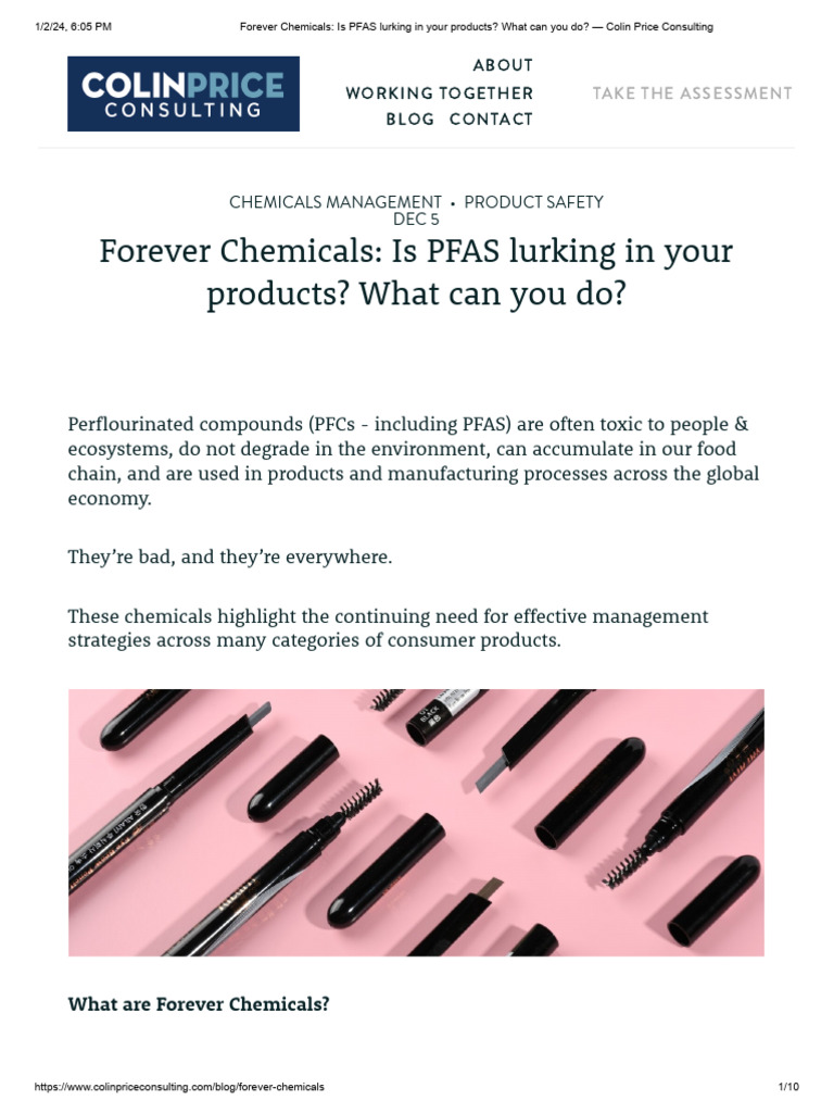 Forever Chemicals - Is PFAS Lurking in Your Products - What Can You Do ...