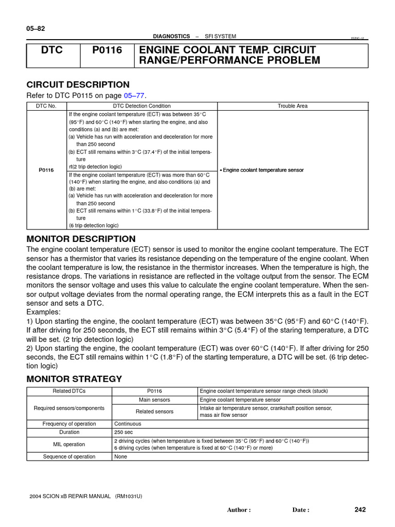 Coolant Temperature Range Download Free Pdf Electrical Resistance