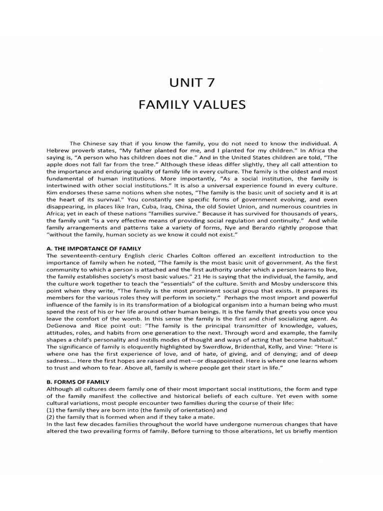 Ccu Module Family Values Meeting 10 - 11 | PDF
