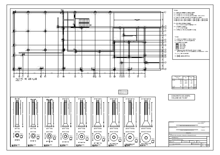 Projeto Estrutural Prancha 01 | PDF