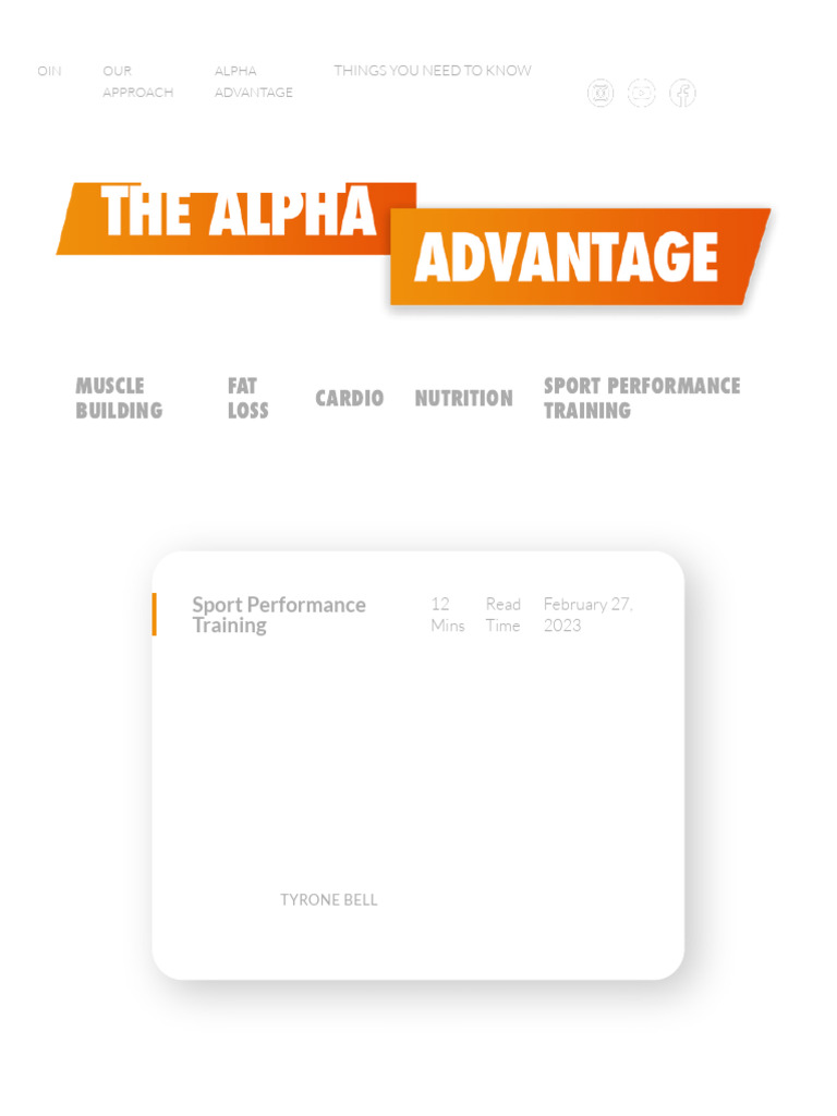 Tailored Fit Alpha | PDF | Strength Training | Dieting