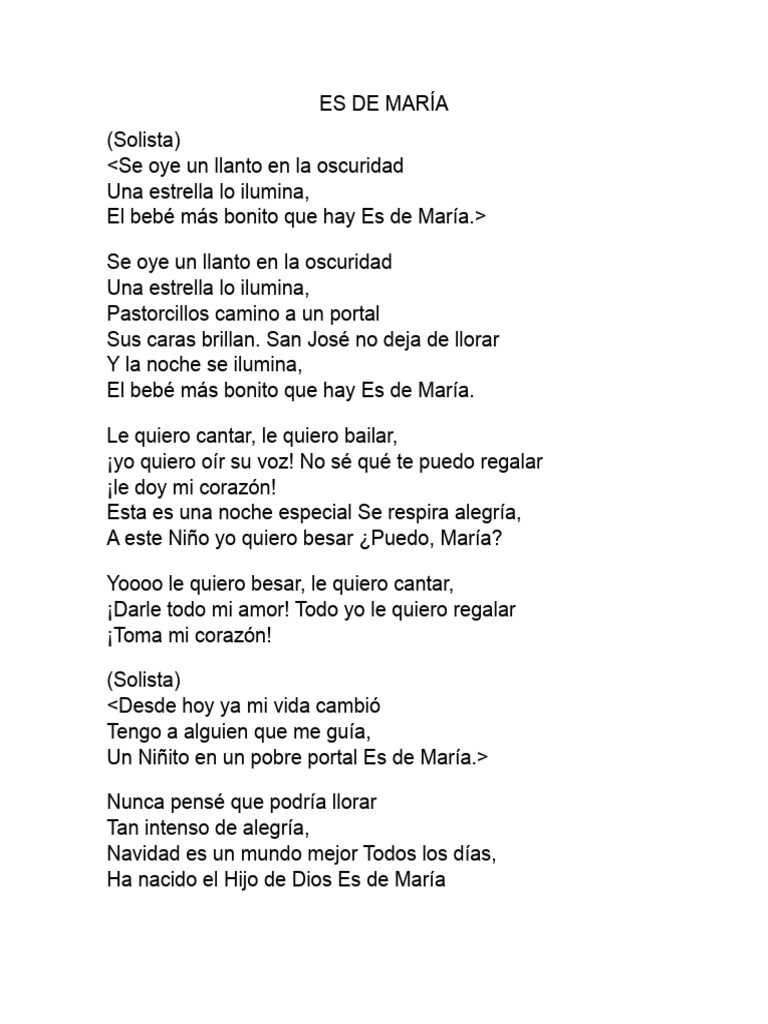 Es de María | PDF