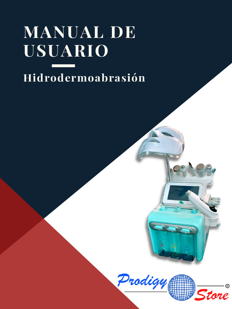Manual de Uso de Hidrodermoabrasión | PDF | Piel | Sonido