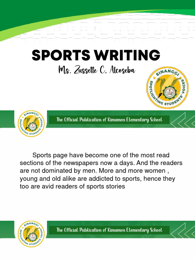 SPORTSWRITING | PDF | News | Sports
