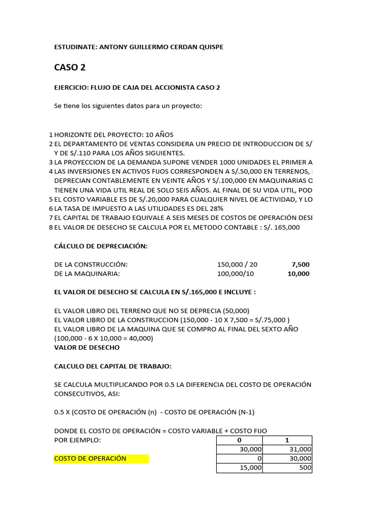 Semana 11 - Excel - Ejercicio 2 | PDF