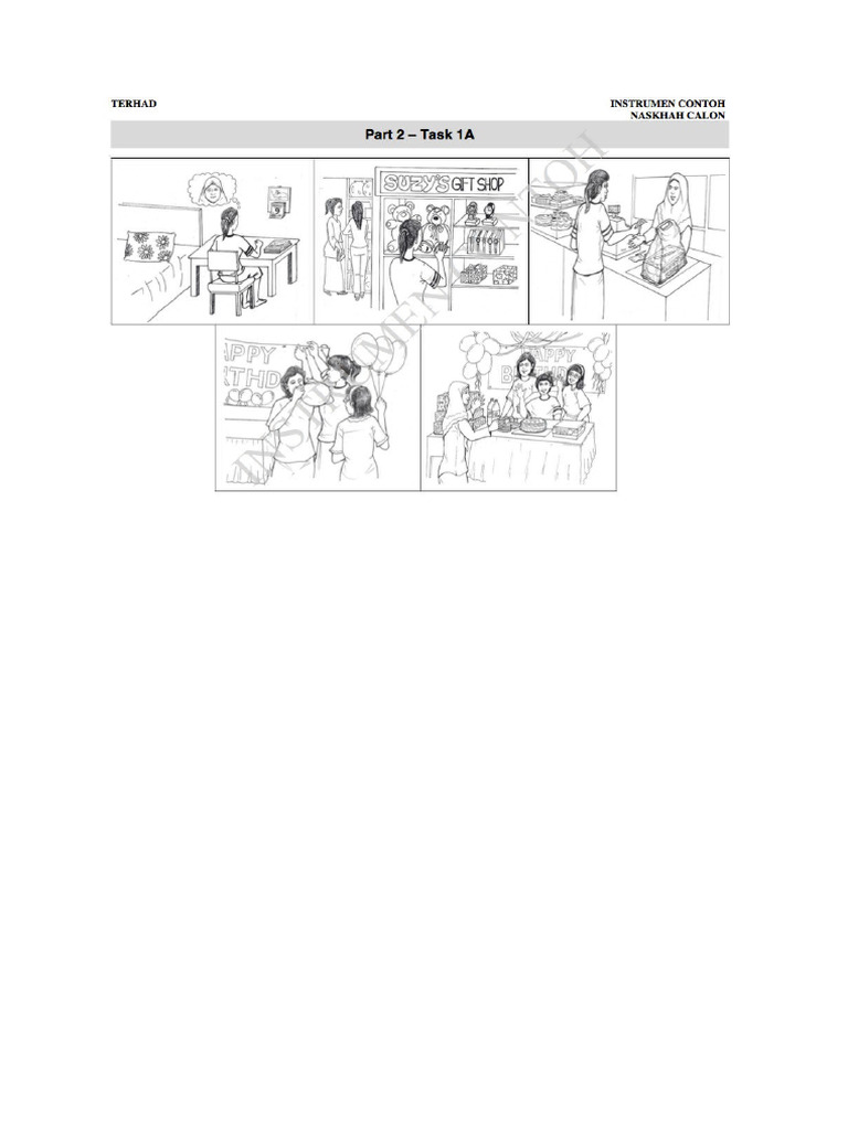 Speaking Part 2 Form 1 | PDF