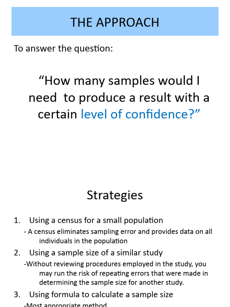 Sample Size Calculation Phd Pdf Sample Size Determination Standard Deviation