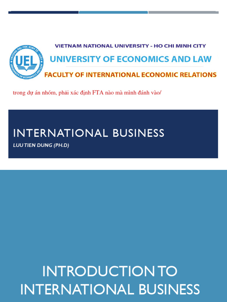 IB_1. Introduction to International Business | PDF | Exports ...