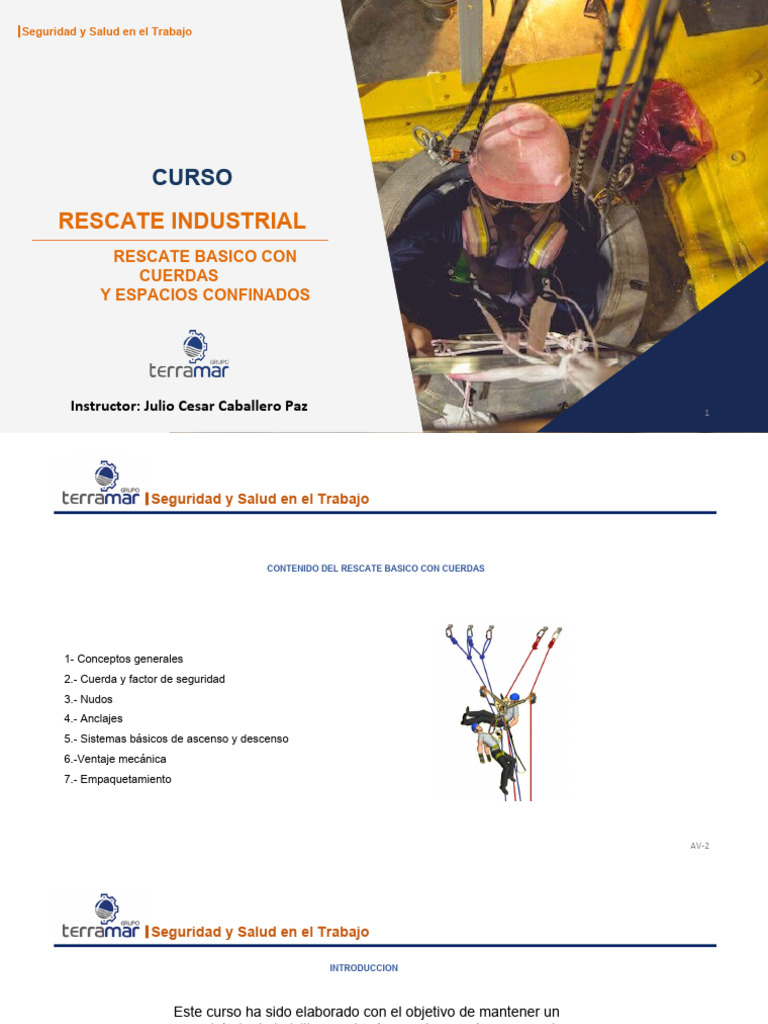 Rescate Industrial | PDF | Cuerda | Contaminación
