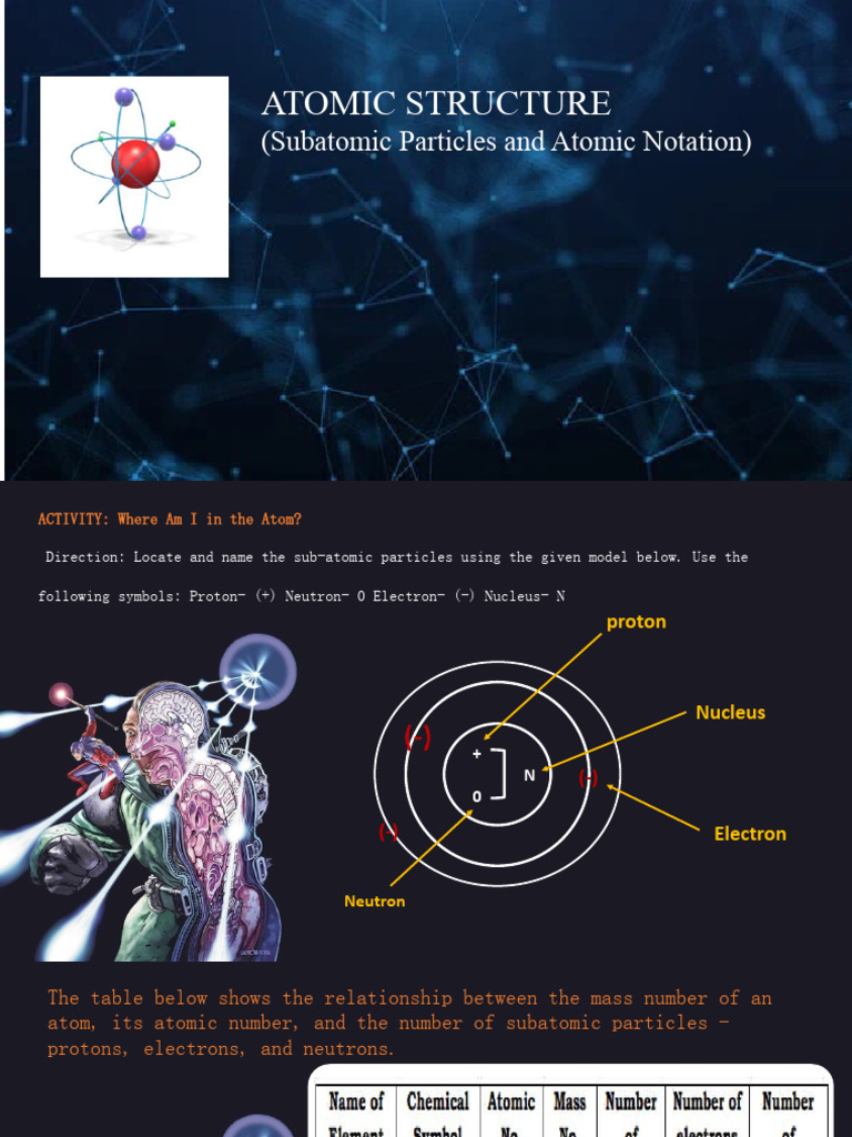 Atomic Structure - G8 | PDF