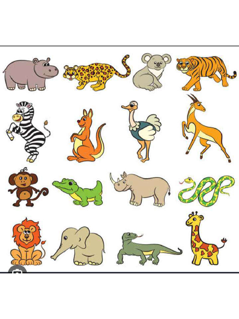 Safari Animals | PDF