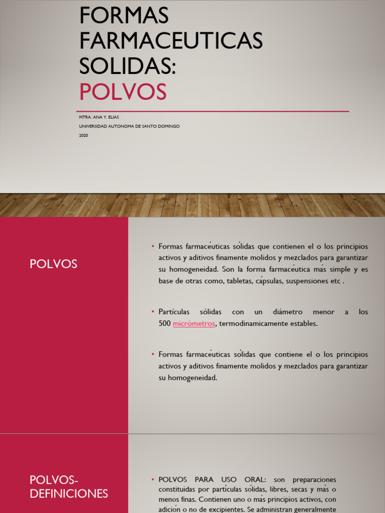 Ejemplos de Polvos Medicamentosos | PDF | Medicamentos con receta | Cristal