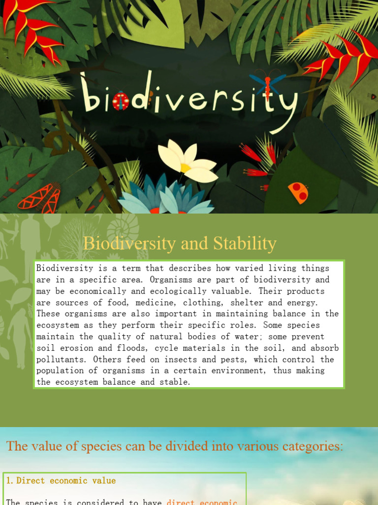 Biodiversity | PDF | Biodiversity | Logistic Function