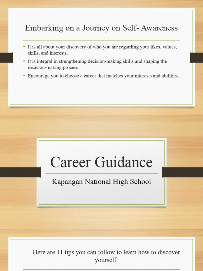 Career Guidance Grade 9 & 10 | PDF