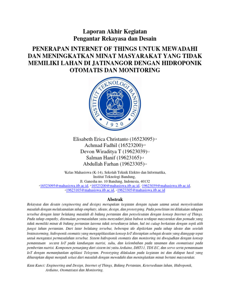 Laporan PRD Kelompok 14 | PDF