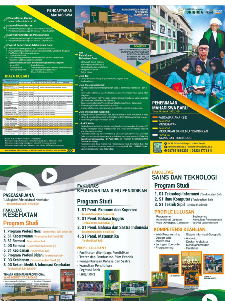 Brosur Uniqhba 2023 | PDF