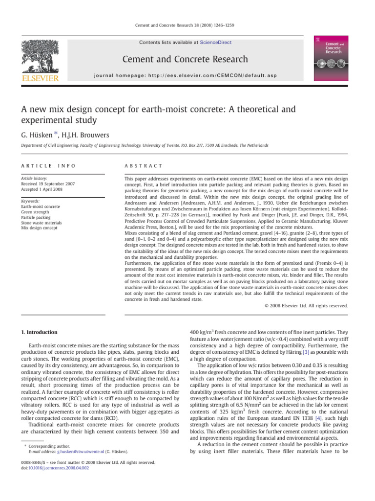 Paper 2 | PDF | Concrete | Cement