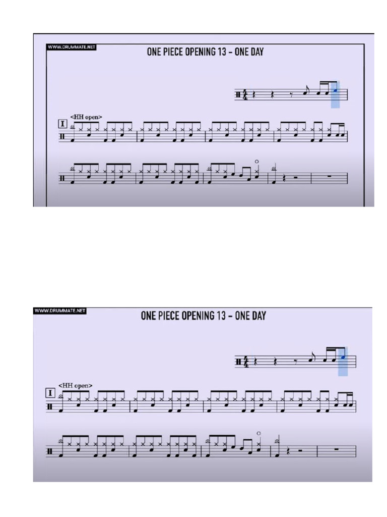 Kod Drum One Piece | PDF