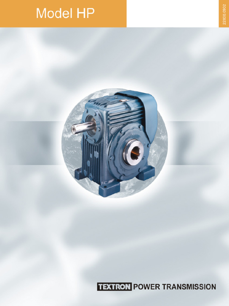 Series HP | PDF | Gear | Electric Motor
