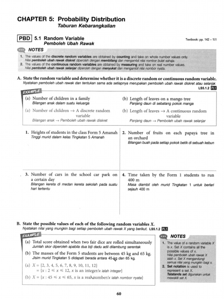 F5 AM Chap 5 Probability Distribution | PDF