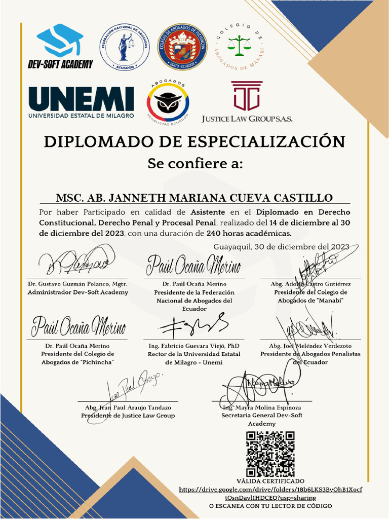 Msc. Ab. Janneth Mariana Cueva Castillo | PDF