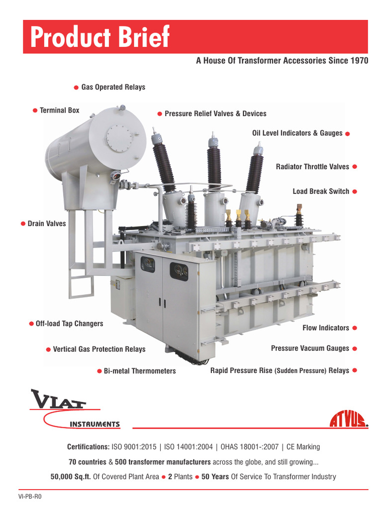 Viat product brief | PDF | Valve | Relay