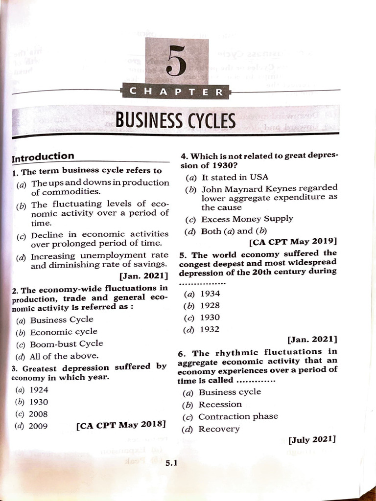 Business Cycles | PDF