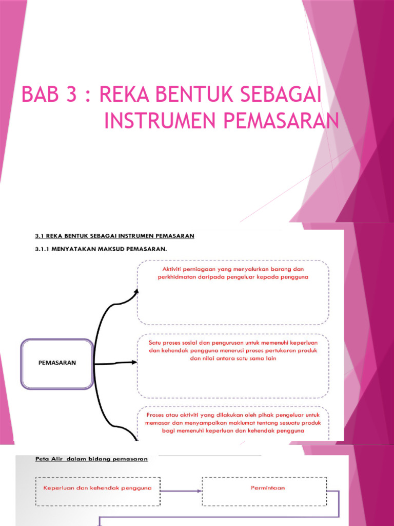 Bab 3 Reka Bentuk Instrumen Pemasaran. | PDF