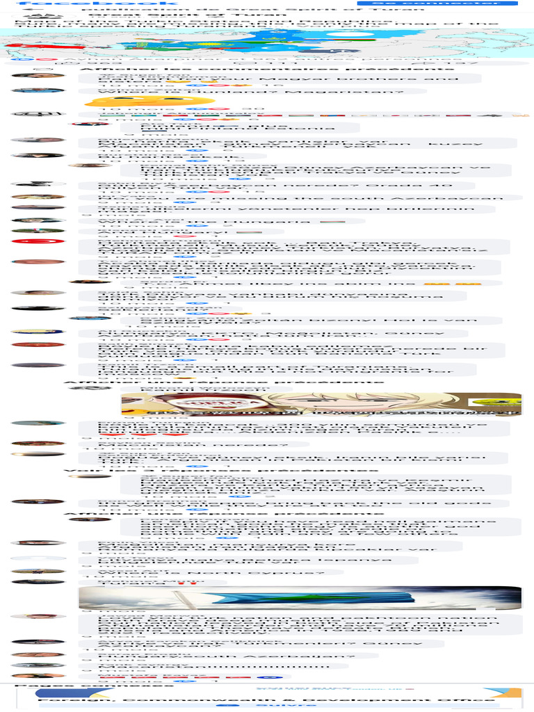 Map of The Turkic States And... - Great Spirit of Turan Facebook | PDF