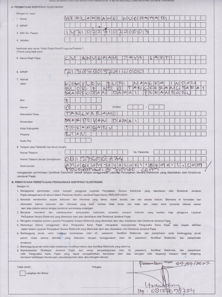 Formulir Permintaan Sertifikat Elektronik - Jpeg | PDF Formulir Permintaan Sertifikat Elektronik - Jpeg | PDF