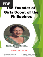 Talambuhay Ni Josefa Llanes Escoda | PDF
