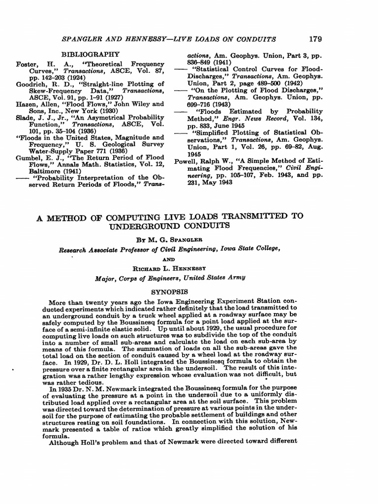 A Method of Computing Live Loads | PDF