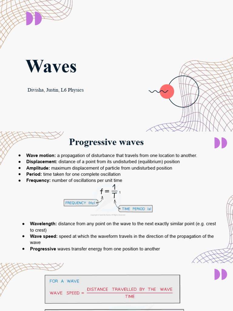Waves and Superposition | PDF | Waves | Wavelength