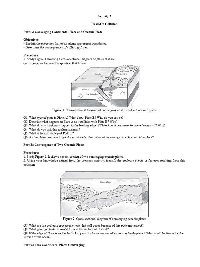 Week 2 Activity Sheet | PDF | Plate Tectonics | Earth