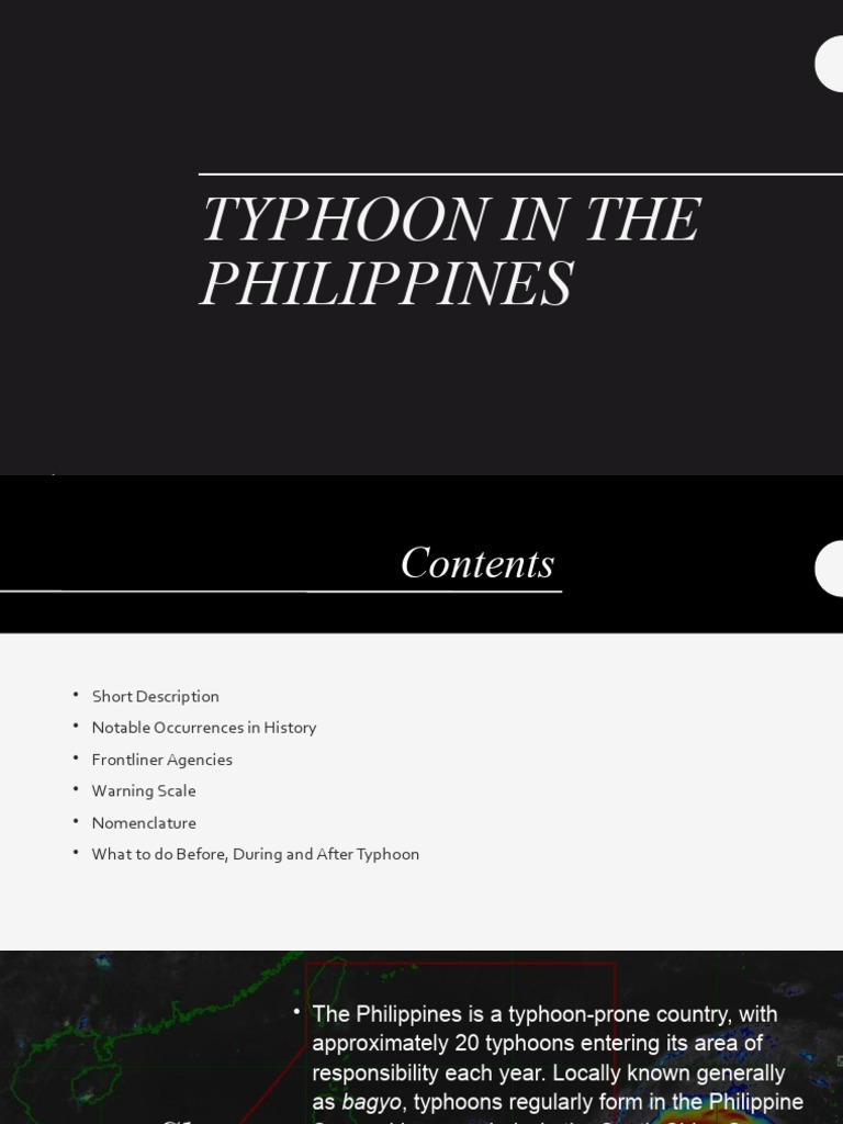 Typhoon in The Philippines | PDF