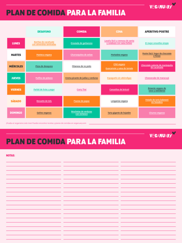Veganuary Menú para La Familia | PDF | Alimentos | Cocina asiática