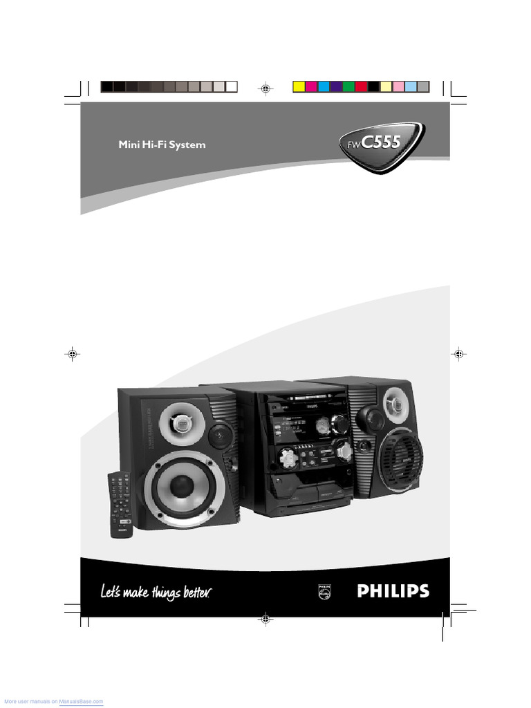 Manual Philips FW C555 | PDF | Mains Electricity | Antenna (Radio)