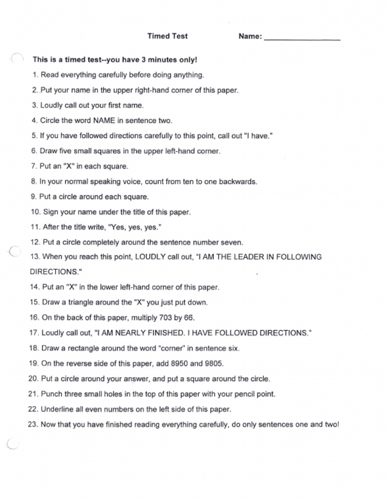 Read Carefully Starter | PDF