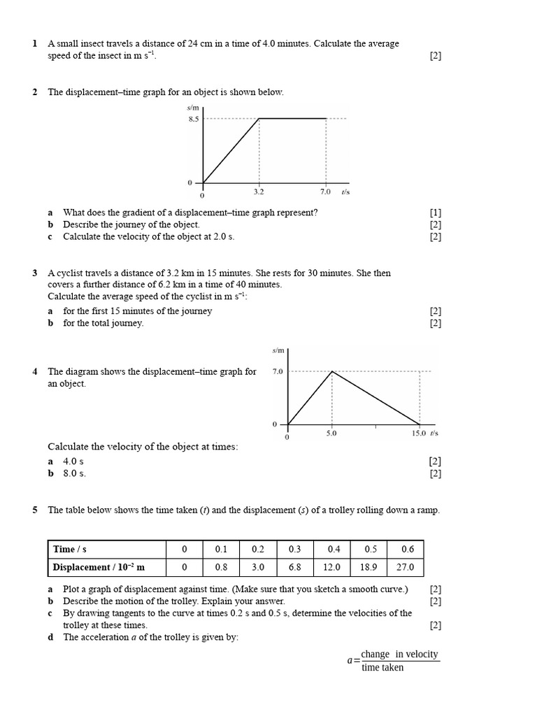 5 Kinematics | PDF