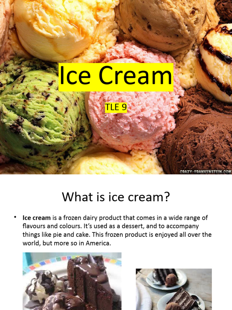 Ice Cream | PDF