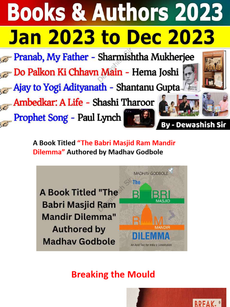 Books and Authors 2023 Jan To Dec 2023 | PDF