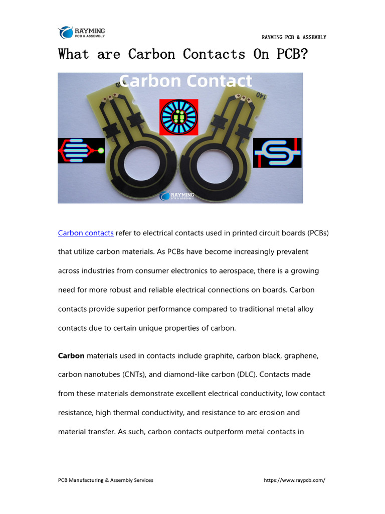 What Are Carbon Contacts On PCB | PDF | Carbon Nanotube | Printed ... What Are Carbon Contacts On PCB | PDF | Carbon Nanotube | Printed ...