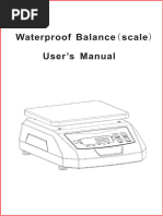 LP7516 Usermanual11.03.02 | PDF | Calibration | Weight