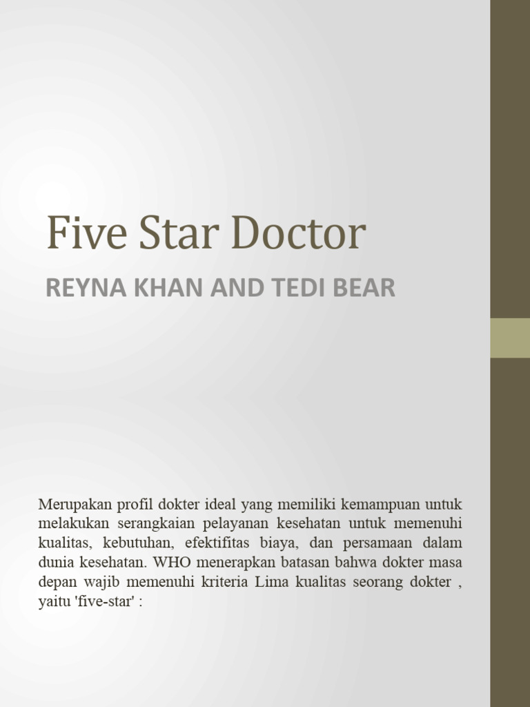 Five Star Doctor | PDF | Pengembangan Diri